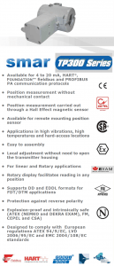 TP300 Main Features - SMAR International Corporation