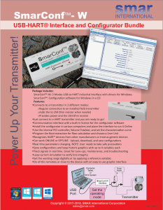 SmarConf™-W Interface and Configuration Software - SMAR International ...