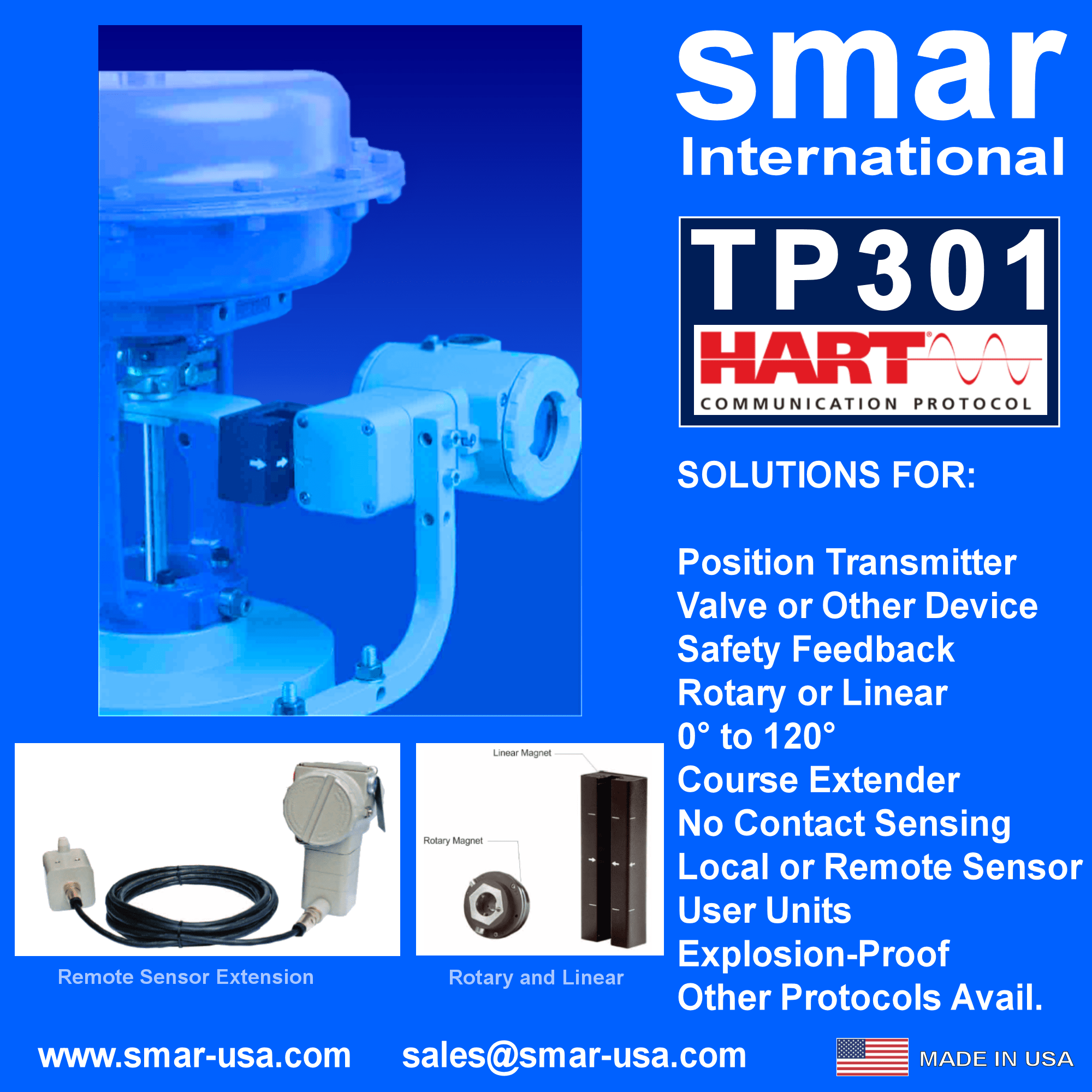 TP300 Position Transmitter Series - SMAR International Corporation